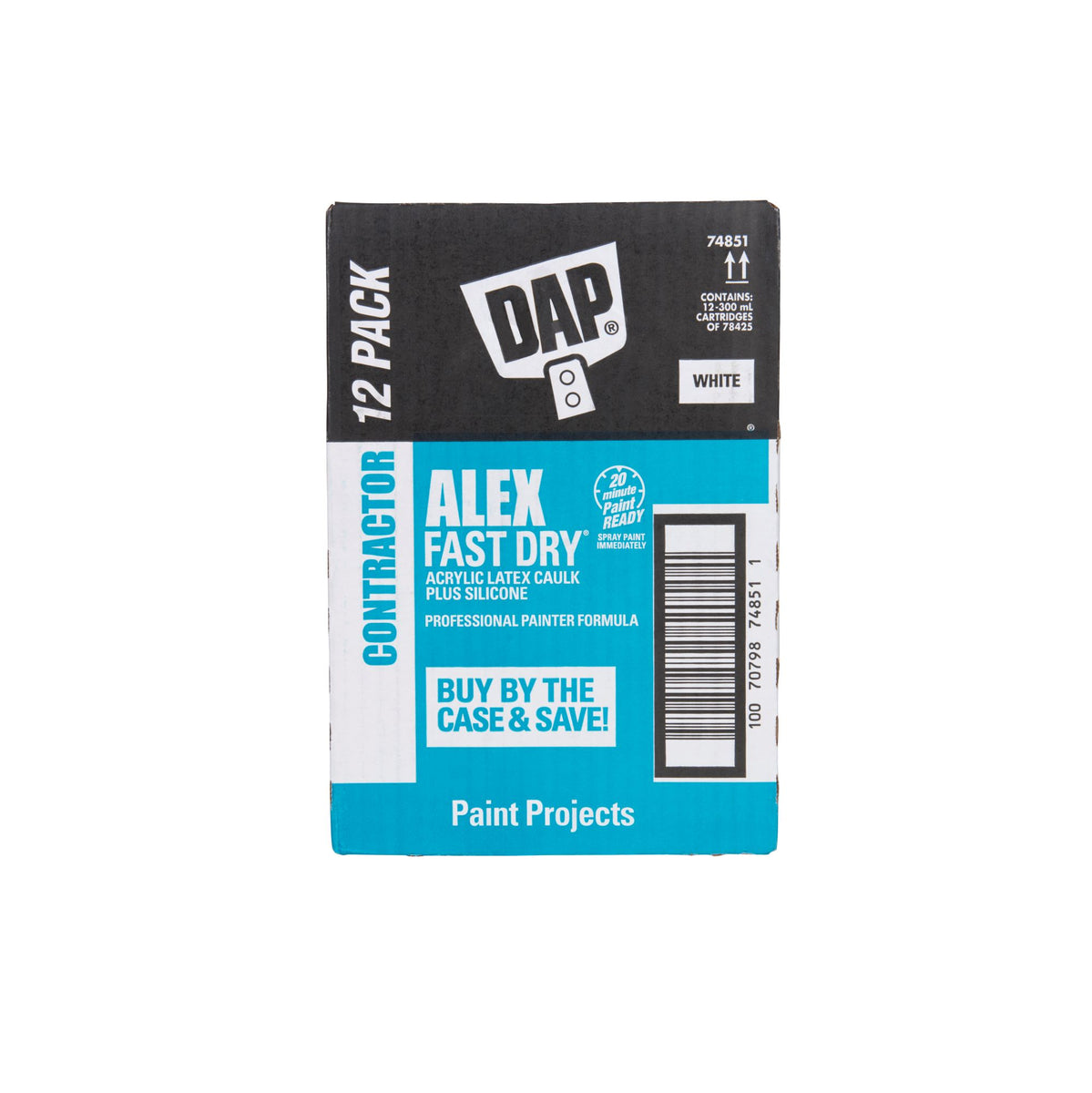 DAP Alex Fast Dry White Acrylic Latex Caulk Plus Silicone (48472 ...